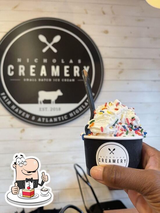 Menu at Nicholas Creamery desserts, Atlantic Highlands
