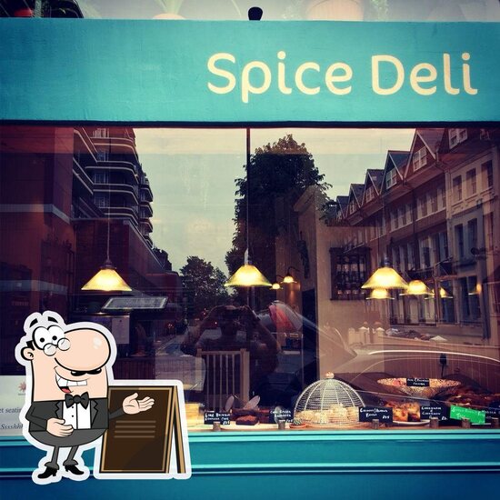 Menu at Spice Deli cafe, London