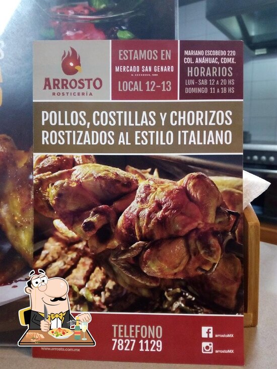 Carta del restaurante Arrosto, Ciudad López Mateos, Calz. Gral. Mariano ...