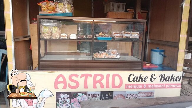 Menu at Astrid cake & bakery, Topoyo