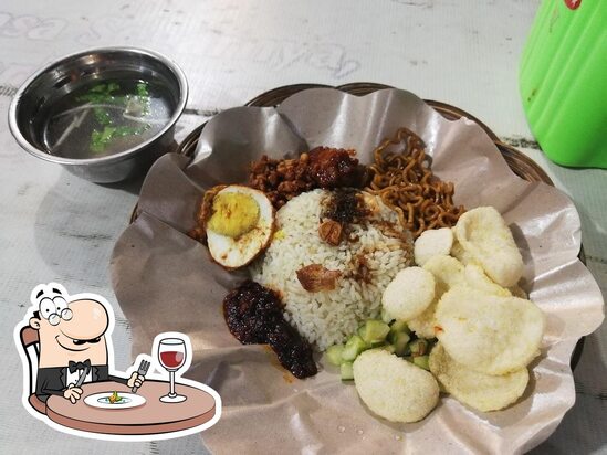 Menu at Nasi Kuning Yos Sudarso restaurant, Singkawang