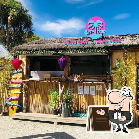 Menu at Coco Hut Asian Food Truck restaurant, Wanaka