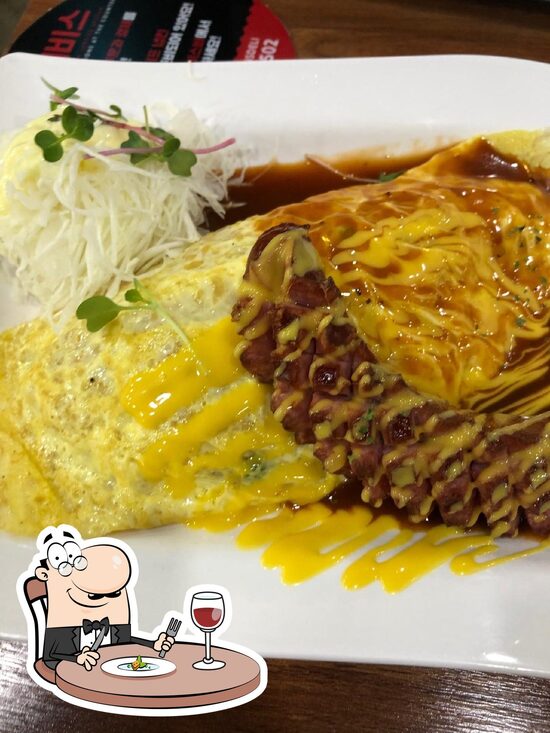 Menu at Han's Deli restaurant, Seoul, 41 Cheonggyecheon-ro