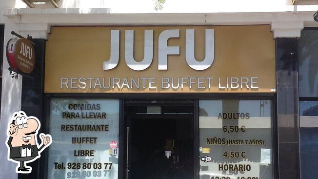 Menu at Jufu Restaurant chino, Arrecife