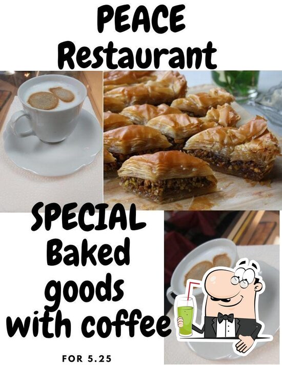 Menu at Peace restaurant, Duncan