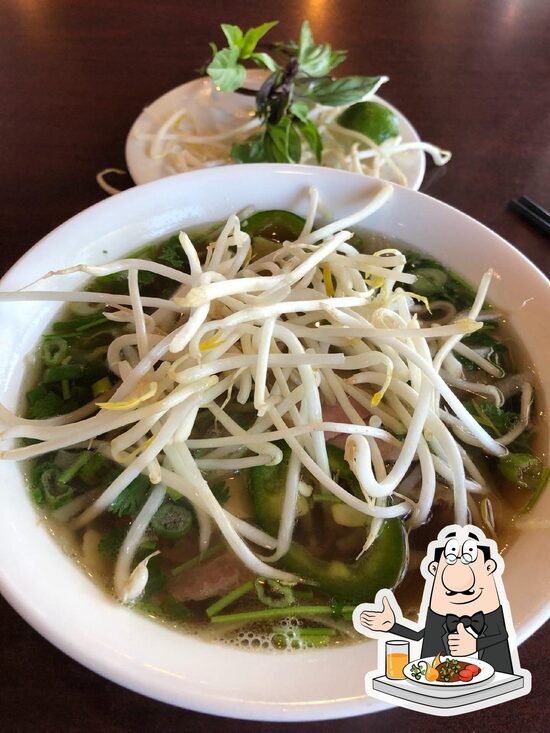 Menu at Pho Tai restaurant, Hayward