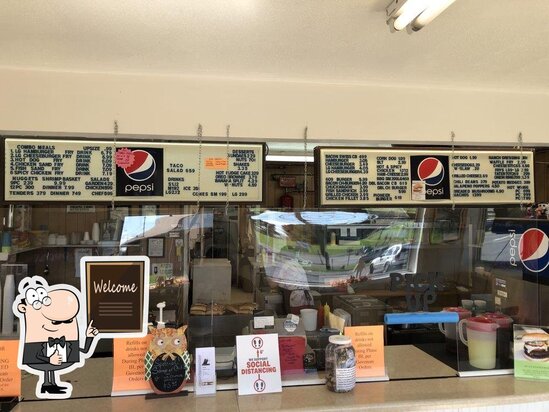 Menu at Burger Express restaurant, Max Meadows