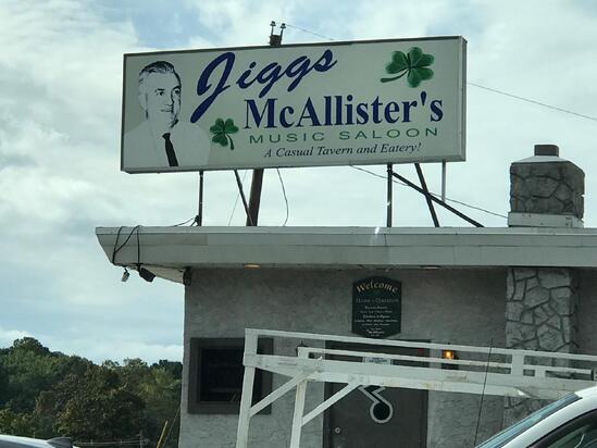 Carta del pub y bar Jiggs McAllister's Music Saloon, Butler, NJ-23