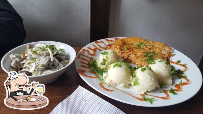 Menu at Nasha Khata cafe, Lviv