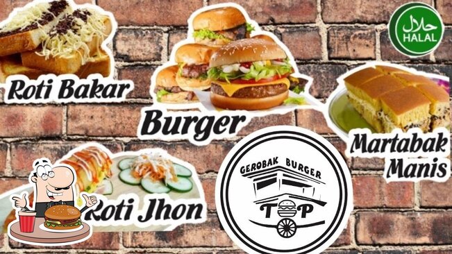 GEROBAK TOP BURGER restaurant, Batam - Restaurant menu