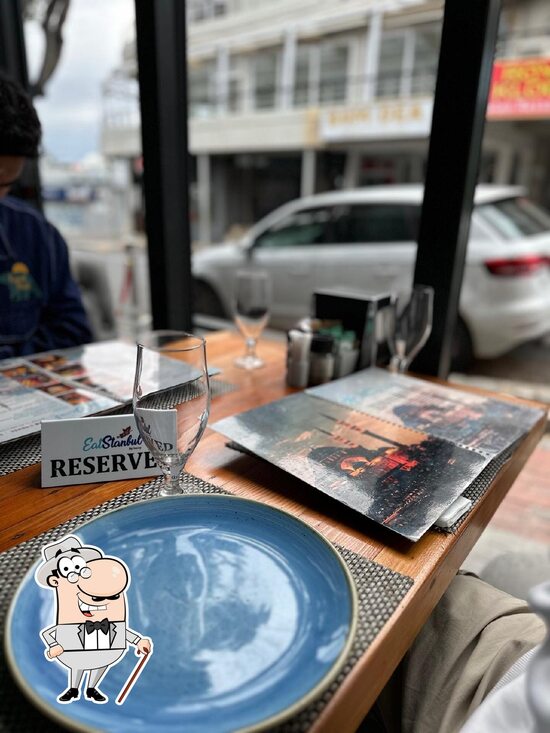Menu at EatStanbul restaurant, Cape Town