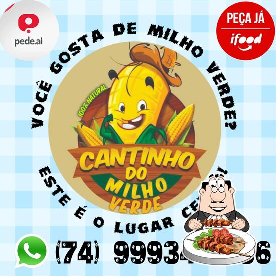 Menu at Cantinho do Milho Verde restaurant, Juazeiro