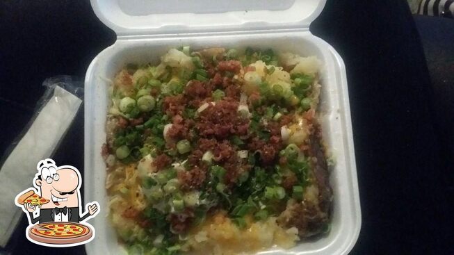 Menu at The Spud fast food, Lufkin