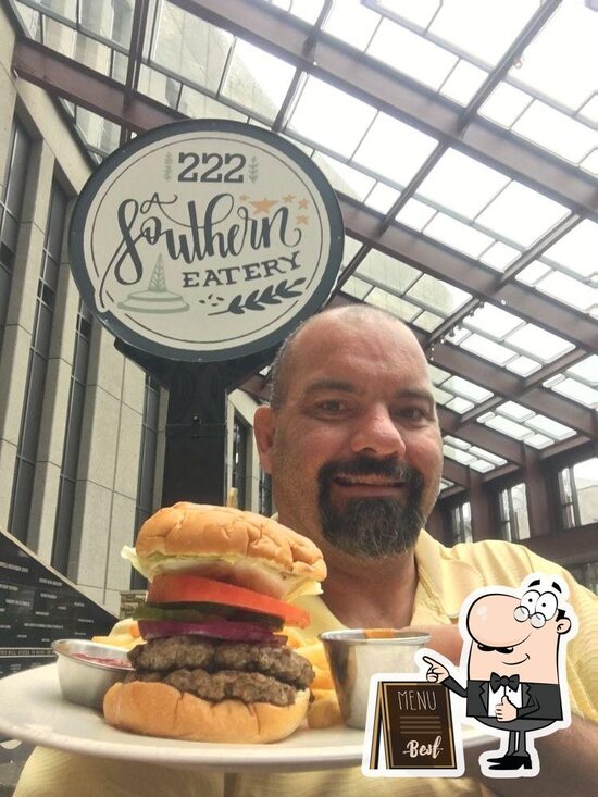 Menu at 222: A Southern Eatery restaurant, Nashville