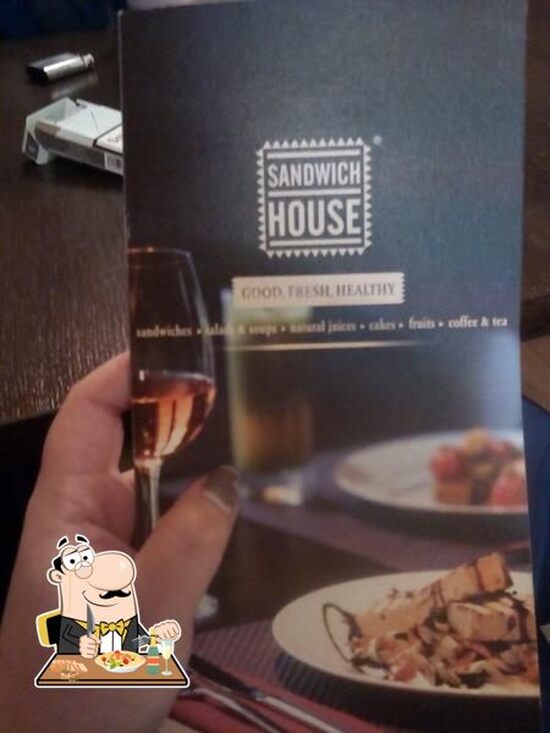 Menu at Sandwich House, Baia Mare