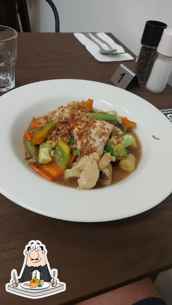 Menu at Tannum Thai restaurant, Tannum Sands