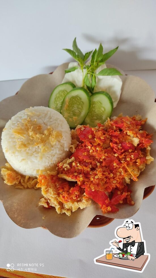 Menu at Ayam geprek emperan restaurant, Bendosari