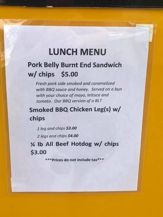 Carta de Smoke N Faith BBQ, Republic
