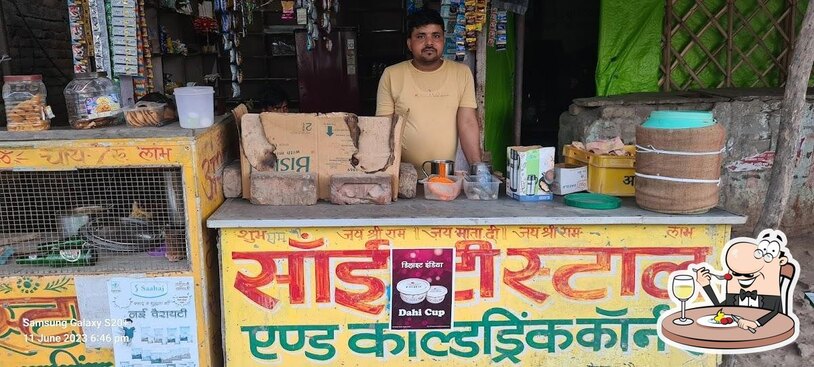 Menu at Sai Tea Stall, Etawah