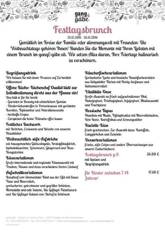 The Cooking Ape GmbH & Co. KG restaurant, Frankfurt - Restaurant menu ...