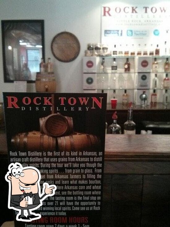 Menu at Rock Town Distillery, Little Rock