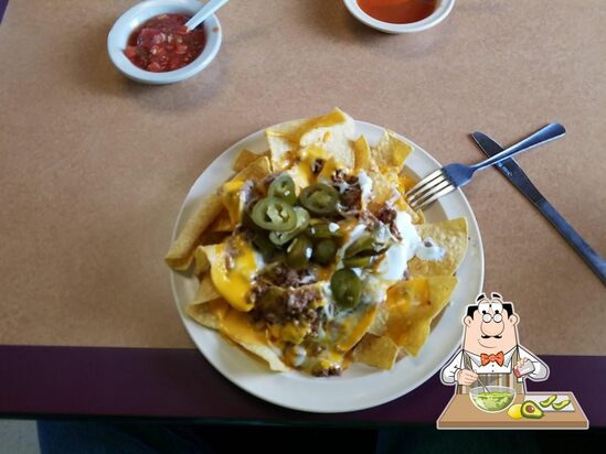 Menu at Burrito King restaurant, Columbus