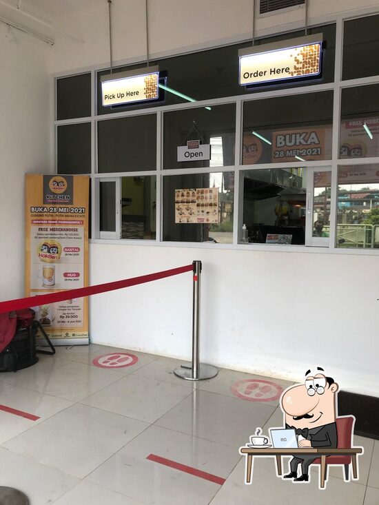 Menu at HokBen kitchen Gunung Putri Bogor restaurant, Indonesia