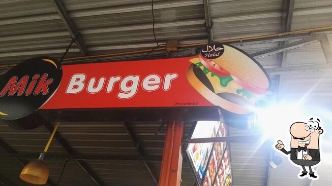 Menu at Mik Burger restaurant, Bangkok, Sukhumvit 77