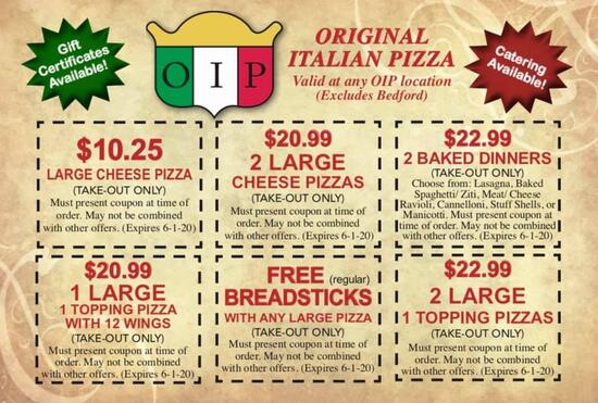 Original Italian Pizza, Waterlick Plaza, 3412 Waterlick Rd in Lynchburg ...