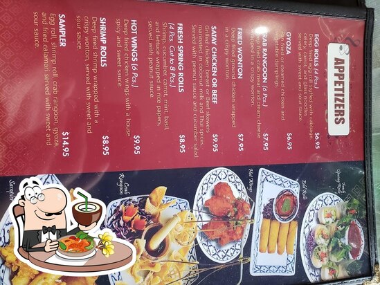 Menu at Melody Thai Cuisine restaurant, Menifee, Cherry Hills Blvd