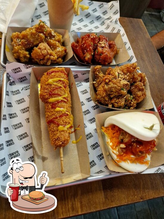 Menu at Chikin Bang restaurant, Lyon
