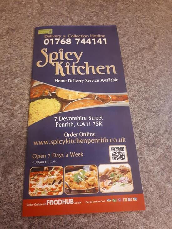 Menu at Spicy Kitchen pizzeria, Penrith