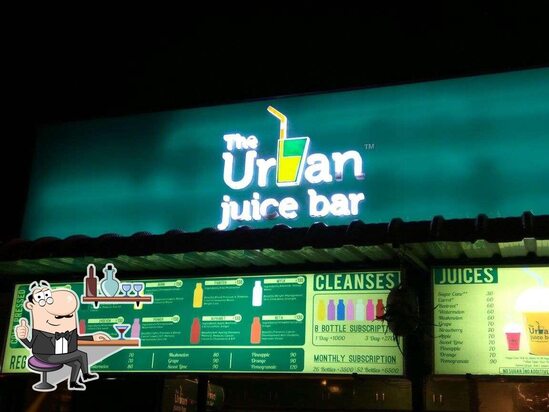 Menu at The Urban Juice Bar, Hyderabad, Kisan Bazar
