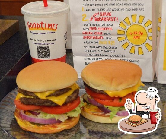 Menu at Good Times Burgers & Frozen Custard restaurant, Arvada, W 58th Ave