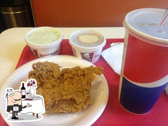 Menu at KFC restaurant, Guadalajara, Av Juárez 415