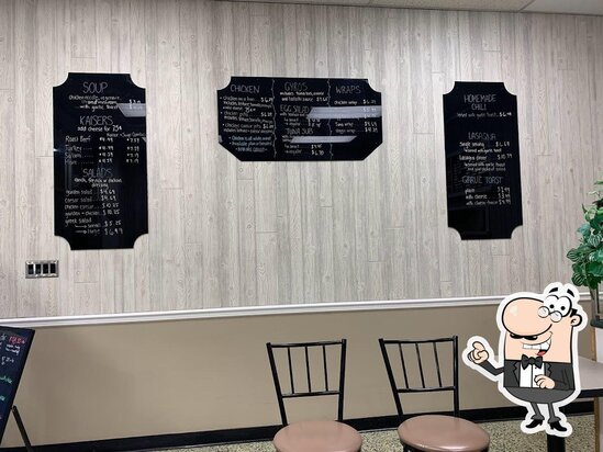 Menu at Rendezvous Submarine Shop fast food, Burlington