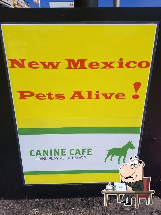 Menu at Canine Cafe, Albuquerque