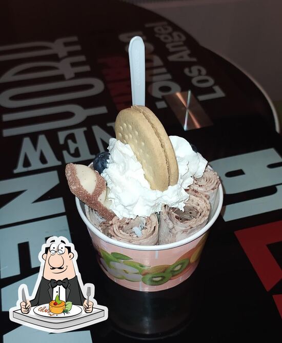 Speisekarte von Ice Cream Rolls Lachen, Lachen