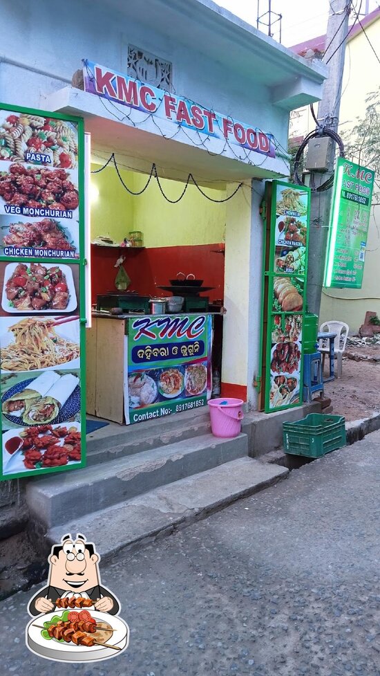 Menu at KMC fast food, Balasore