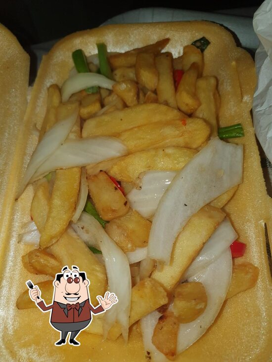 Menu at Rickshaw Boy fast food, Paignton