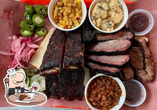 Menu at The Bluebonnet Beer Garden BBQ, The Woodlands