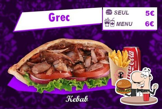 Menu at Le Grec restaurant, Le Chesne