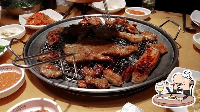 Menu at Myeongryun Jinsa Grilled Short Ribs Cheongju Osong Branch ...
