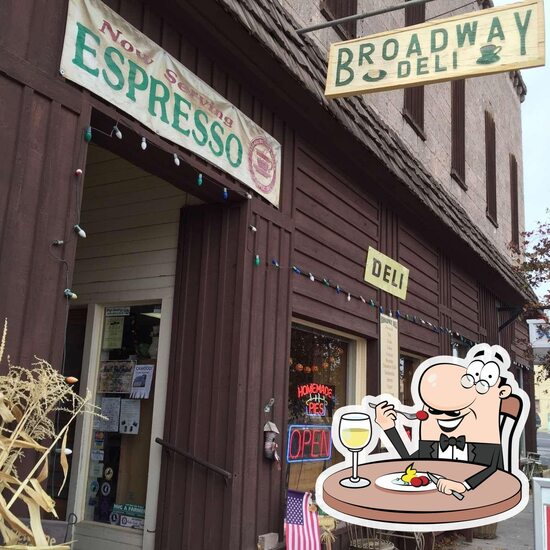 Menu at Broadway Deli cafe, Burns