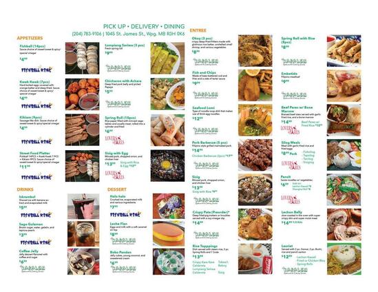 Menu at Foodtrip Restaurant & Banquet, Winnipeg, St James St Unit A-B