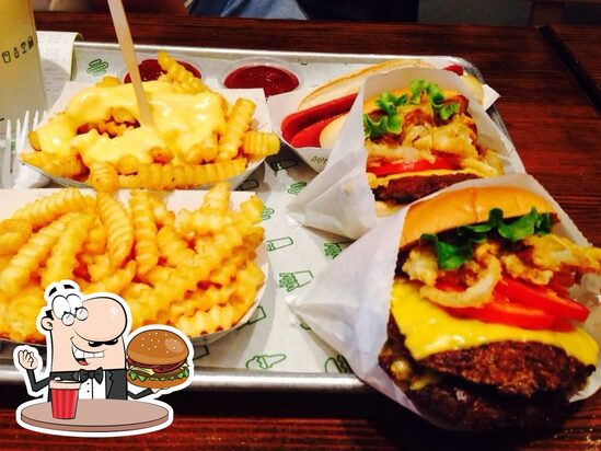 Menu at Shake Shack, Istanbul, Istinye Park AVM.