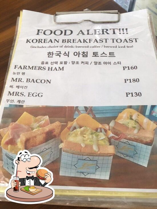 Menu at ZRV Breakfast and Coffee cafe, Angeles