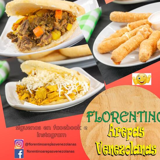 Menu at Florentino Arepas Venezolanas restaurant, Bogotá