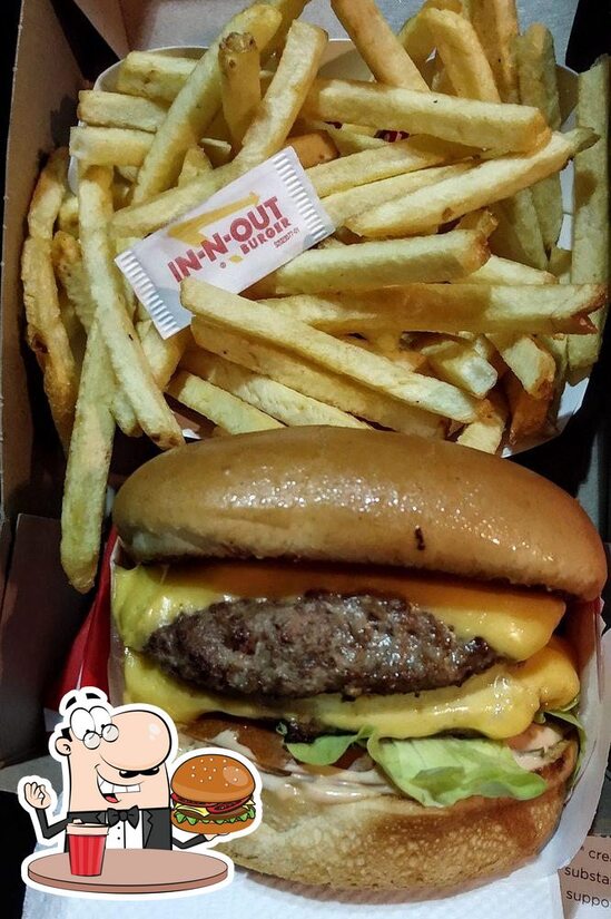 Menu at In-N-Out Burger fast food, Moorpark, 856 Los Angeles Ave