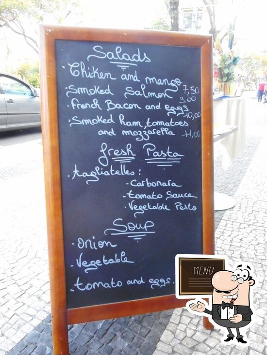 Menu em Le Bistrot Jacarandá restaurante, Funchal